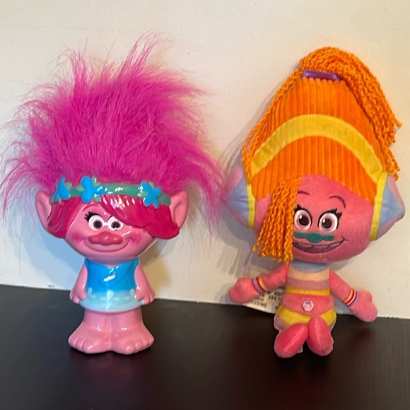 Dreamworks | Toys | Dreamworks Troll Bank Stuffed Dolls | Poshmark